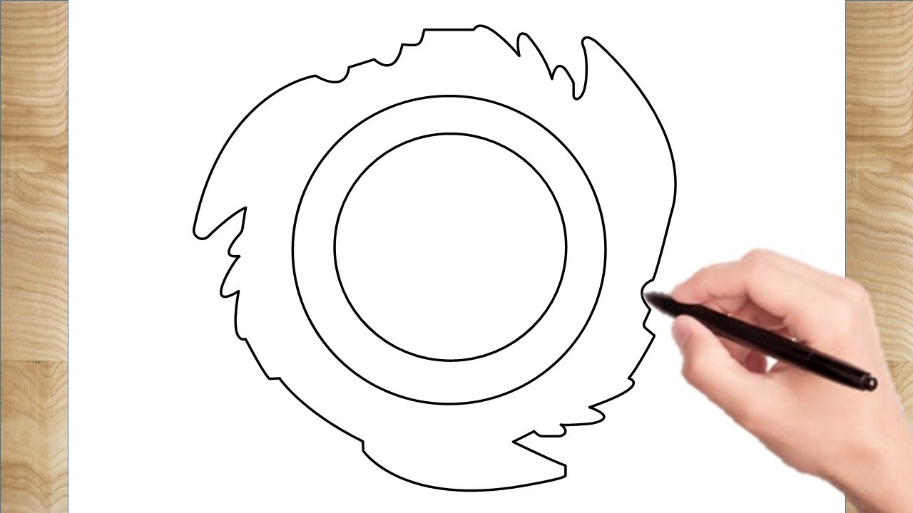 How To Draw Beyblade Burst Logo - Step By Step Drawing - YouTube