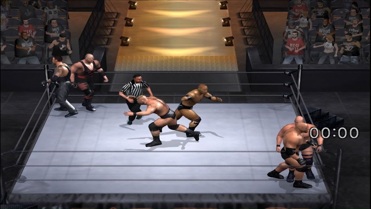 Rock Team vs Brock Team || 6-Man Tag || WWE SmackDown! Here Comes the ...