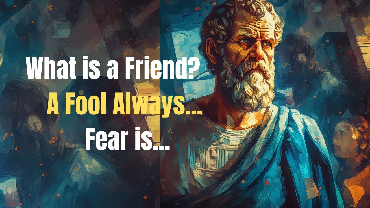 What is a Friend? A Fool Always... Fear is........ - YouTube