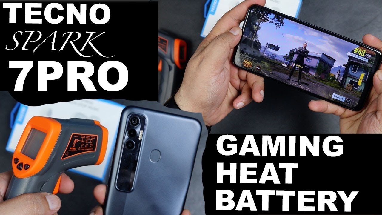TECNO SPARK 7 PRO GAMING | HEATING | BATTERY DRAIN TEST - YouTube