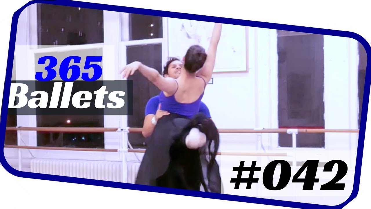 Dueto de ballet-Ballet duet / Contemporary ballet pas de deux-ballet ...