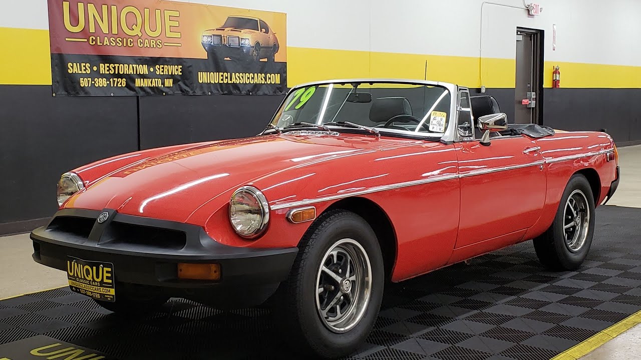 1979 MG MGB Convertible | For Sale - $8,490 - YouTube