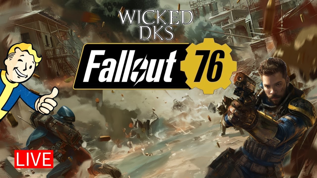 🔴 LIVE - WickedDKS - Fallout 76 - 2-Hander Melee Build - Private Server ...