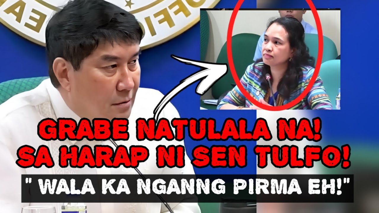 Grabe natulala sa harap ni sen tulfo! Di makapag salita! - YouTube