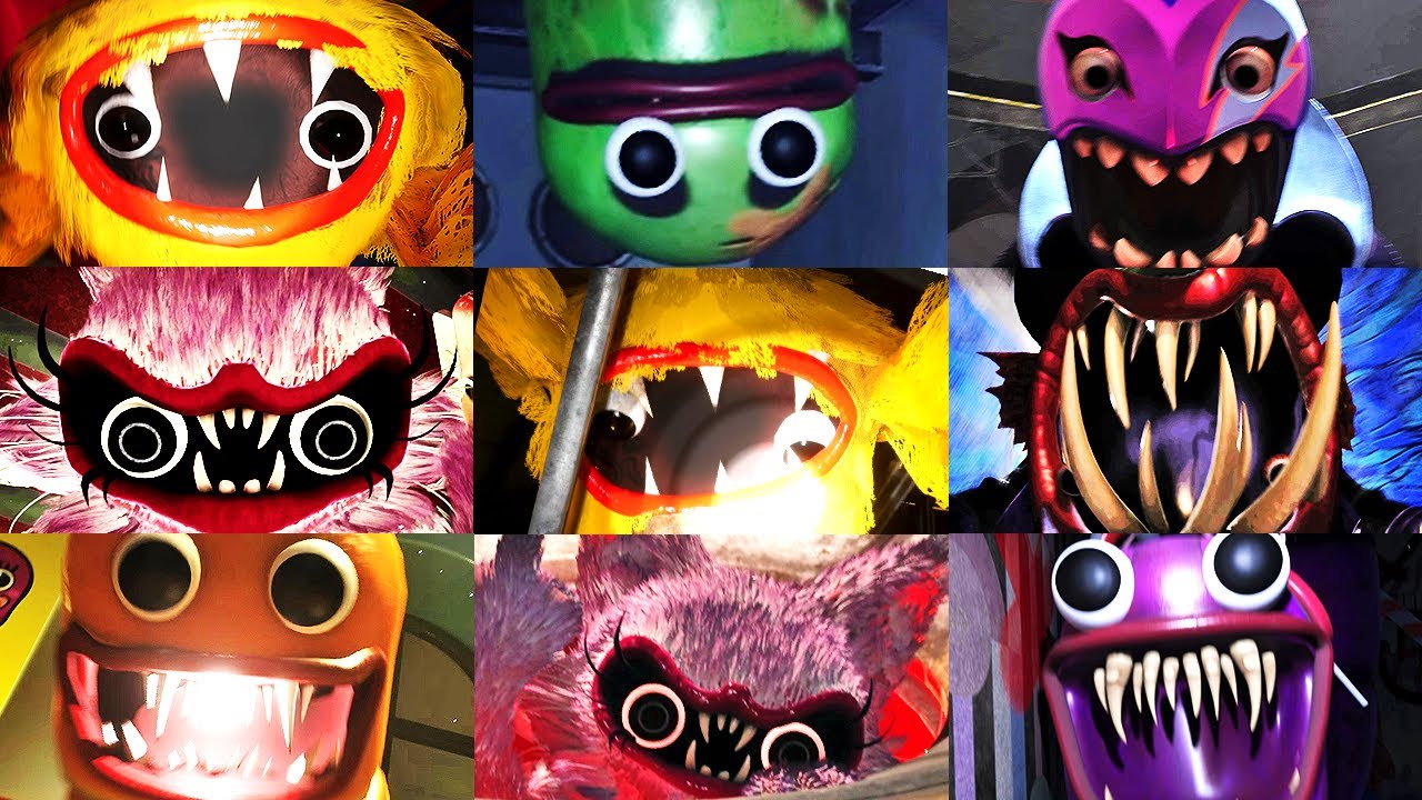 Joyville 1-2 - All JUMPSCARES and ENDING from EVERY GAME - YouTube