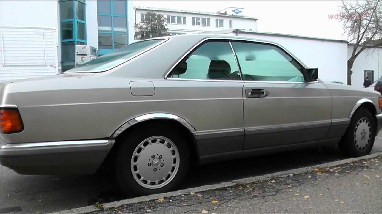 Old mercedes S-class on the road - Alte Mercedes S-Klasse auf der ...