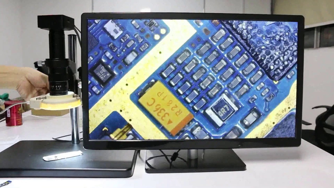 21MP Full HD 1080P 60FPS HDMI USB Video Microscope Camera Set - YouTube