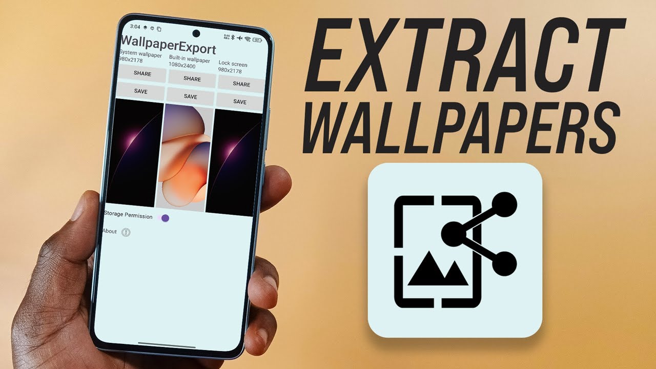 How To Extract a Wallpaper from Any Android Phone - YouTube