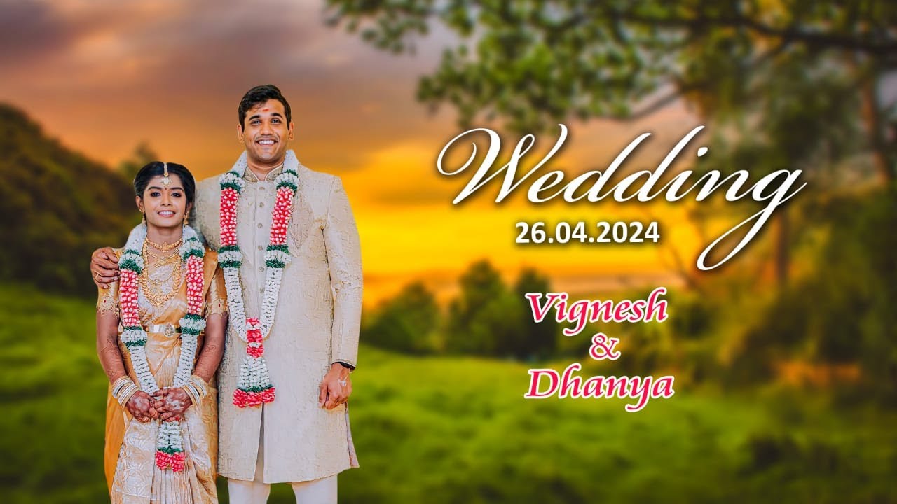 Wedding live, Reception 25.04.2024 ( Vignesh and Dhanya ) 26.04.2024 - YouTube