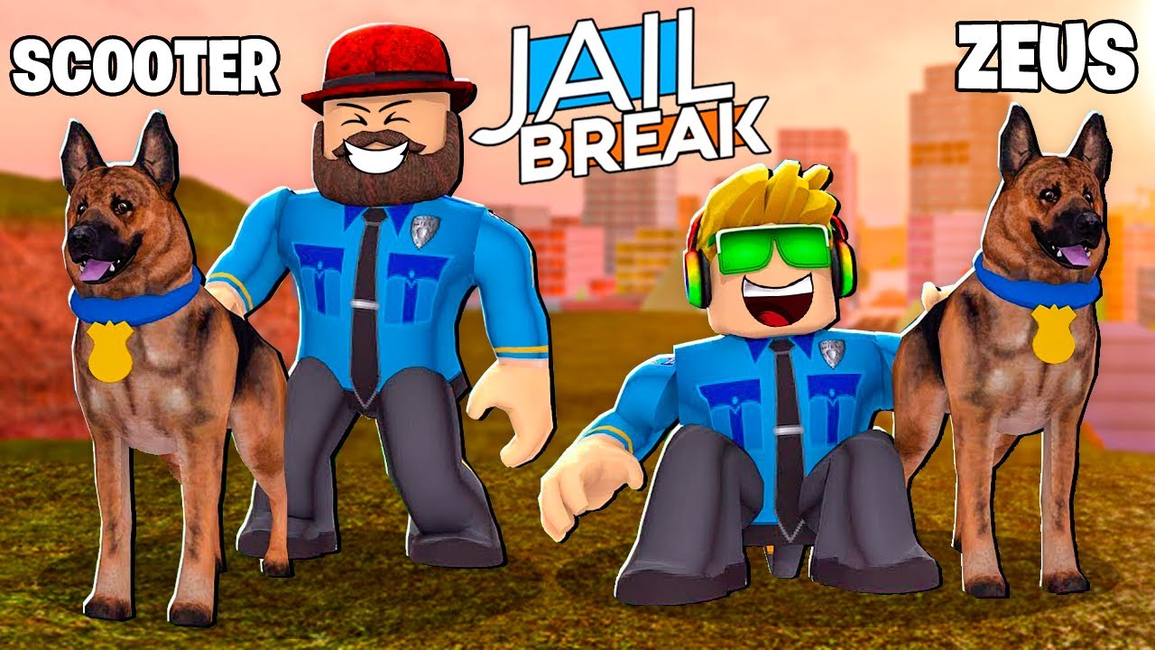 ADOPTING DOGS AND GIVING THEM NAMES in ROBLOX JAILBREAK - YouTube