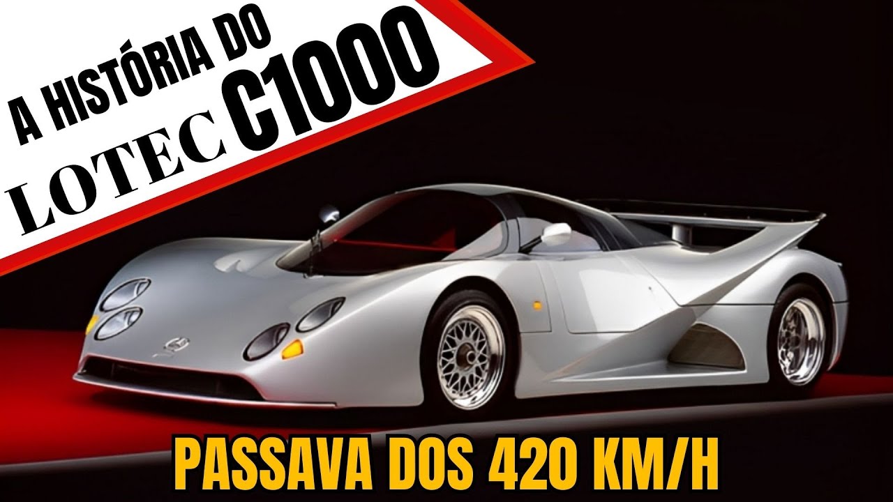 LOTEC C1000 o SUPER CARRO de 1000 CV e que TEM a mesma VELOCIDADE do ...