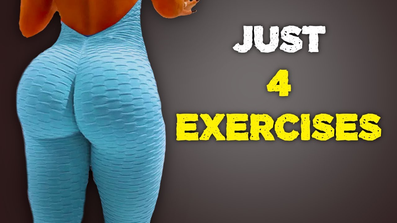 4 Simple Exercises For A Toned Round And Pumped Booty Youtube