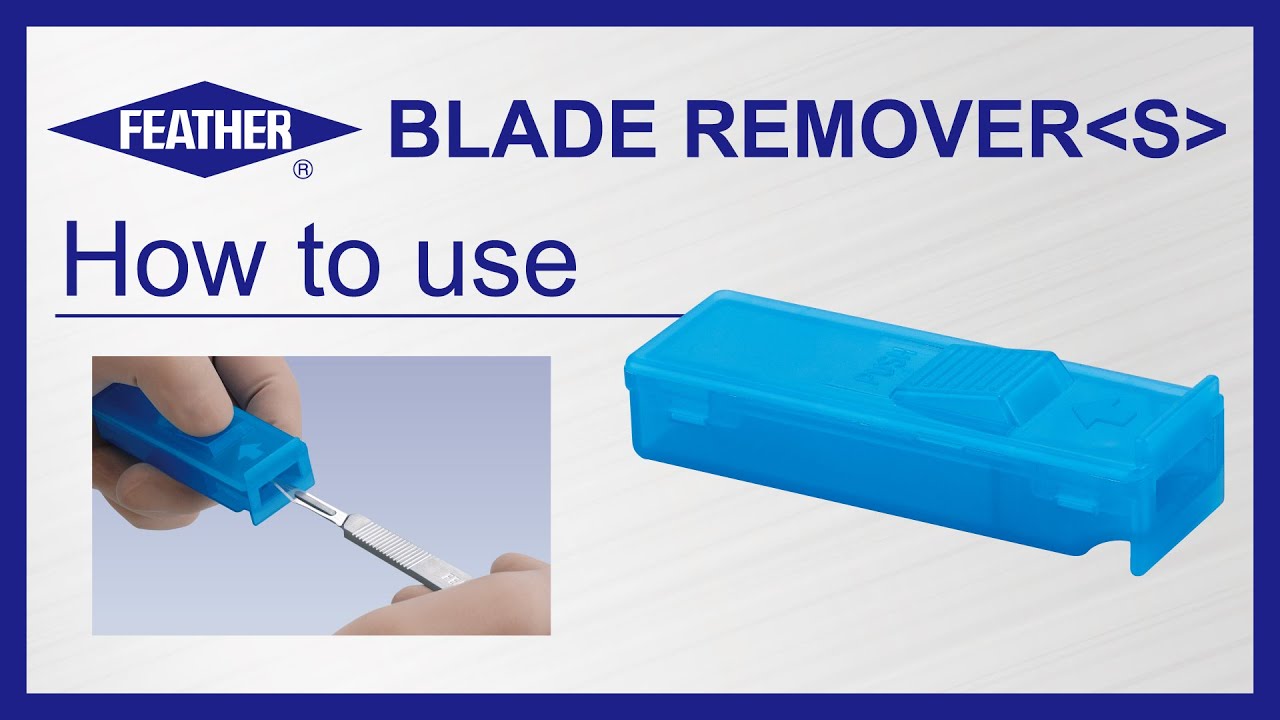 【How to use】FEATHER Blade Remover S - YouTube