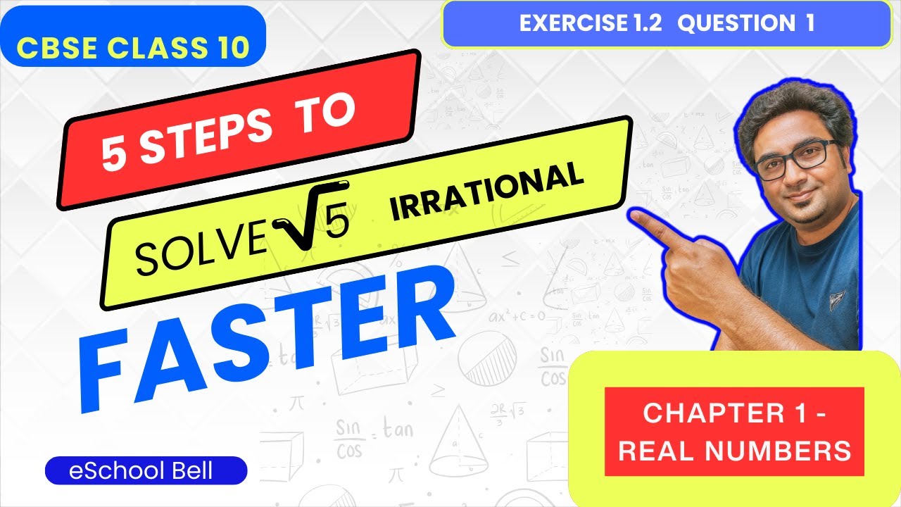 How to Prove Root 5 is Irrational in 5 Easy Steps! - YouTube