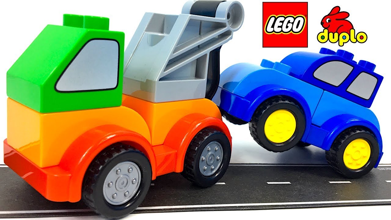 LEGO DUPLO CREA Y COMBINA VEHICULOS DE LA CIUDAD CON FORMAS Y COLORES ...
