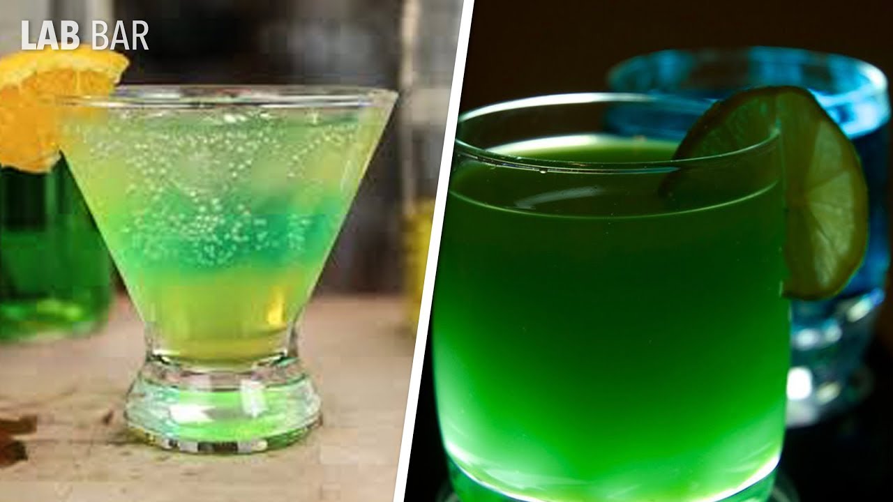 Como preparar un ALIEN Cocktail | Lab Bar | Cocktails & Shots - YouTube