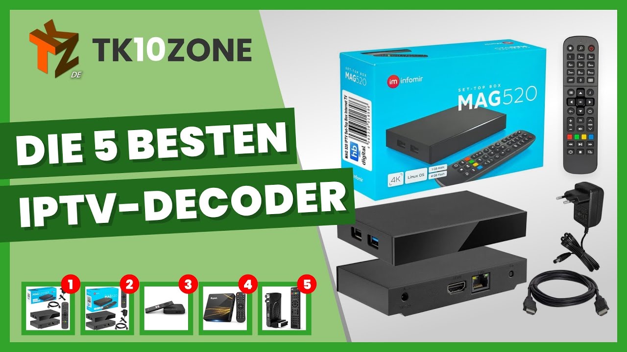 Die 5 besten iptv-Decoder - YouTube