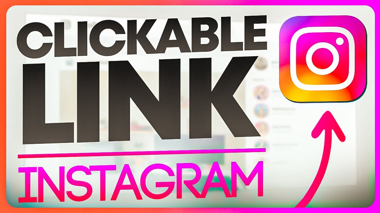 How to Add a Clickable Link to Your Instagram Bio - YouTube