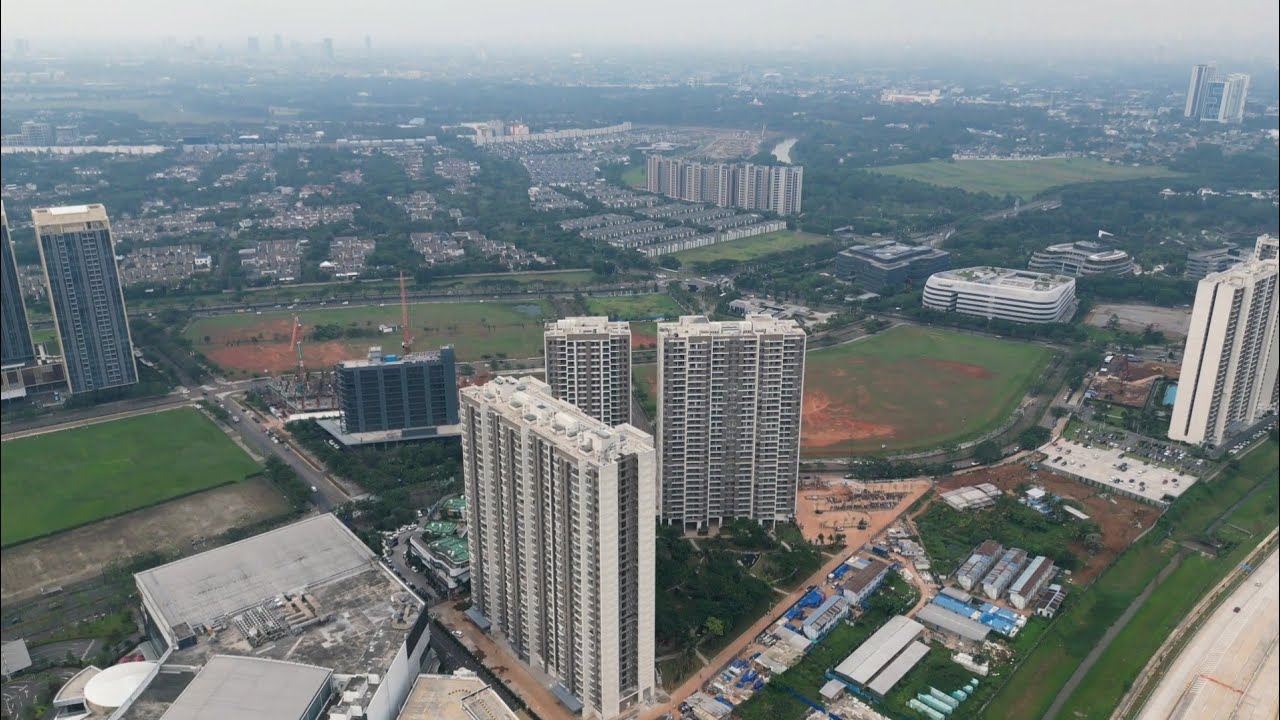 Drone Footage of BSD City, Tangerang A City With Opportunity for ...