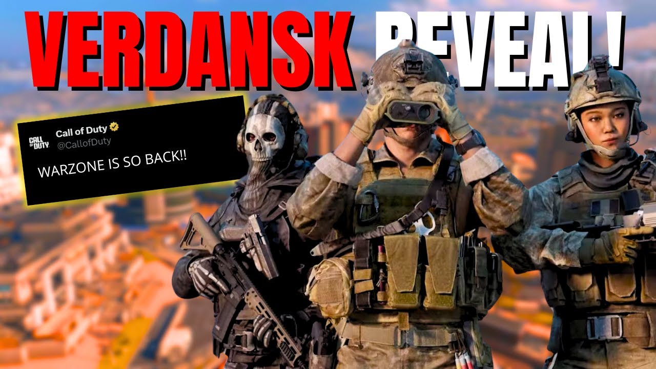 NEW Verdansk Reveal for Warzone! MW2019 Operators, Weapons and MORE ...