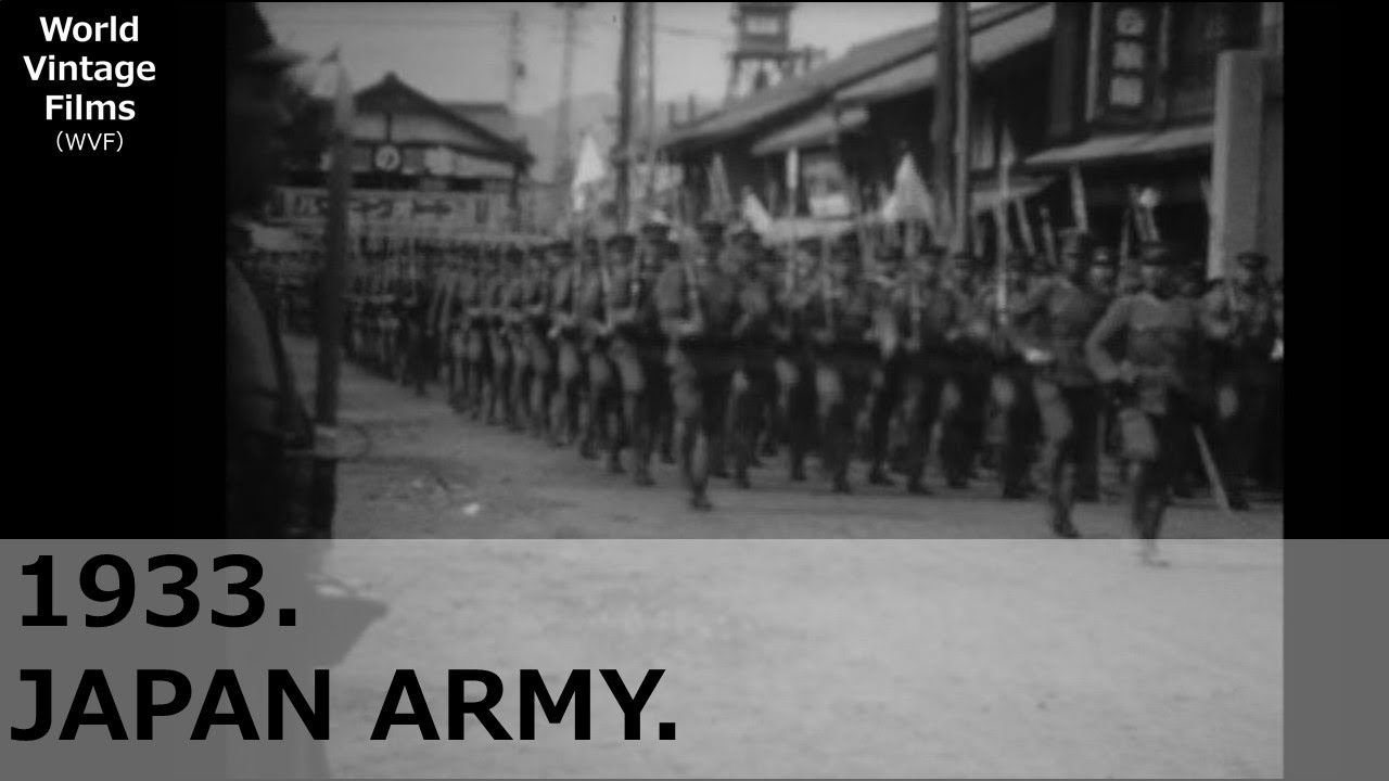 1933.Japanese Army, military exercises.Fukui prefecture.Pre-war images ...