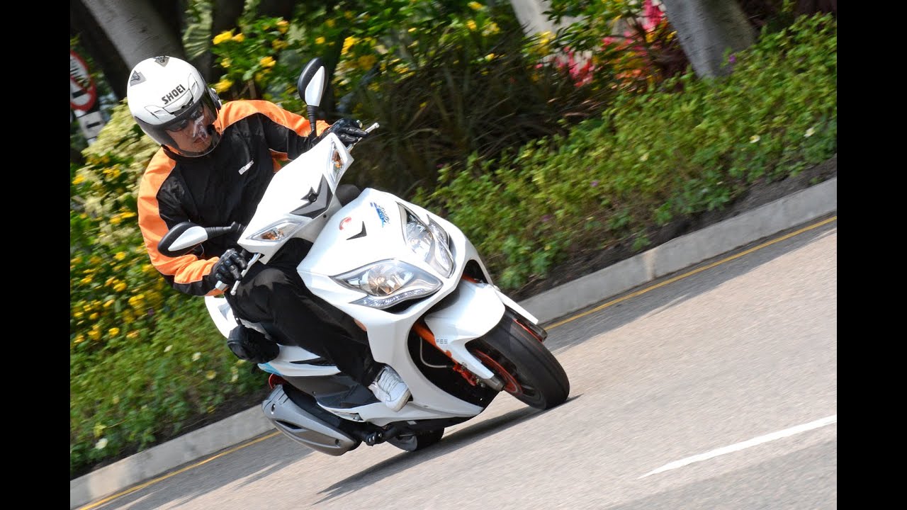 2015 Kymco Racing King 180 ABS+Motocam 本地試騎 - YouTube