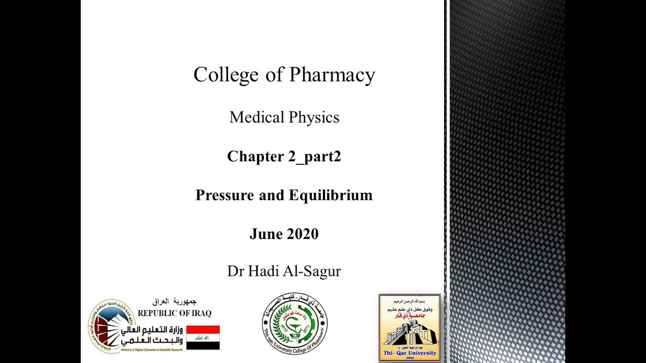 CH2, Part2: Pressure and Equilibrium/Problems, Medical Physics, College ...