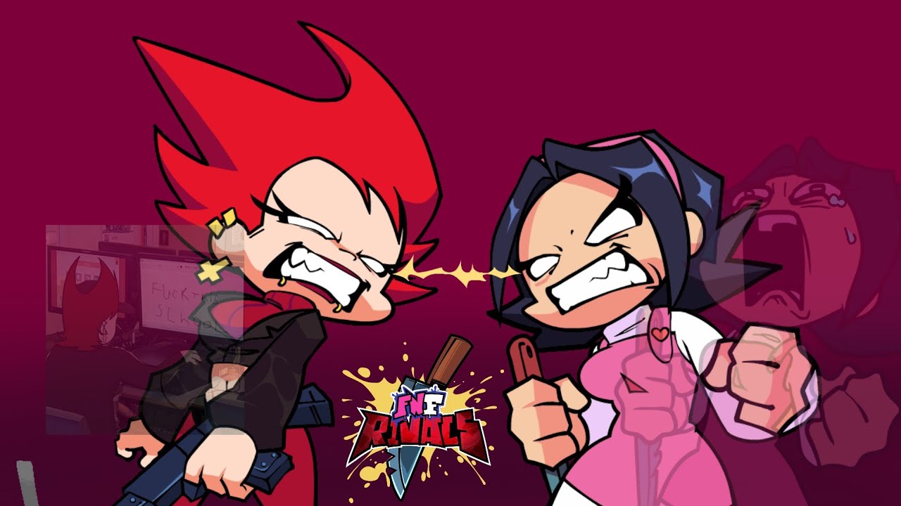 Toxic Yuri couple fight in a Nintendo 3Ds | FNF Rivals Demo Mod - YouTube