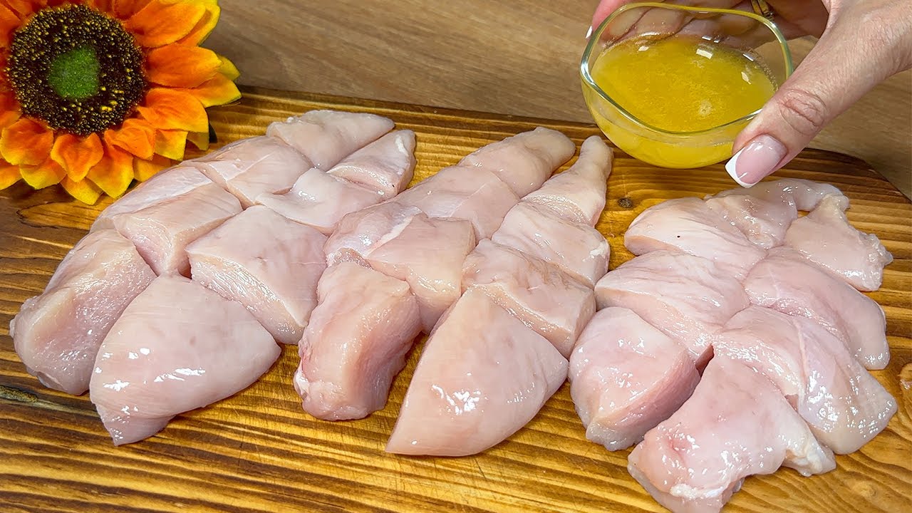 Nunca había comido un filete de pollo tan delicioso! Una receta de ...