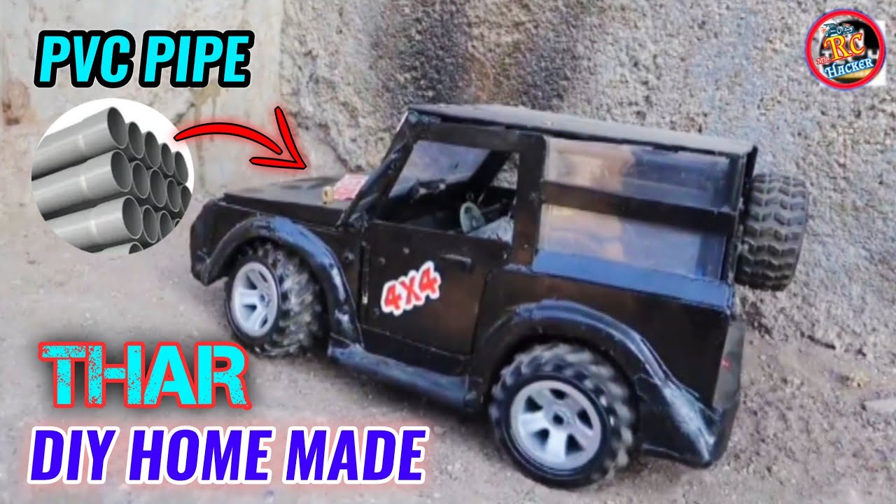 DIY IT HOMEMADE THAR 😱 l how to make pvc pipe rc thar l how to repair ...