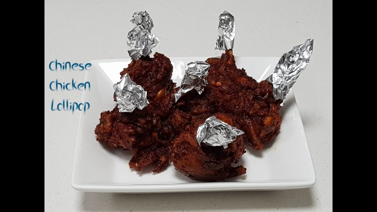 Version 3 - Chinese Chicken Lollipop// Excellent Party recipe - YouTube