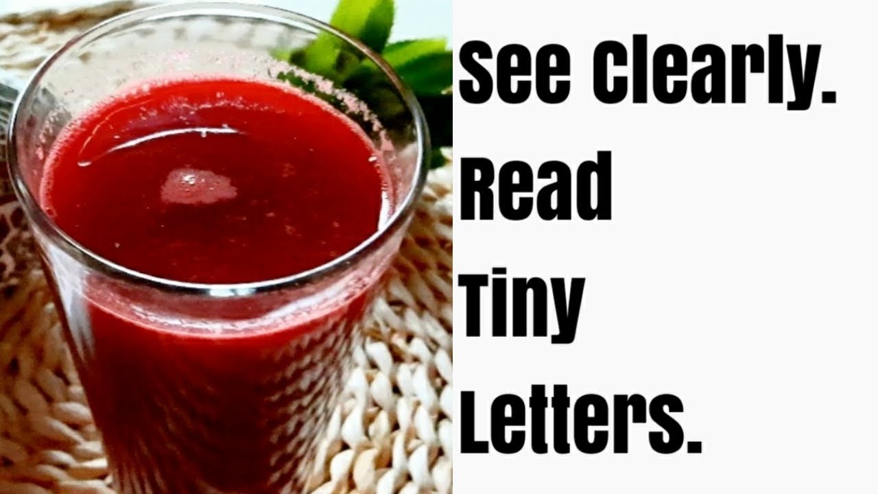 YOU WILL SEE CLEARLY WITH THIS DRINK || GET CLEARER VISION AND GET RID ...