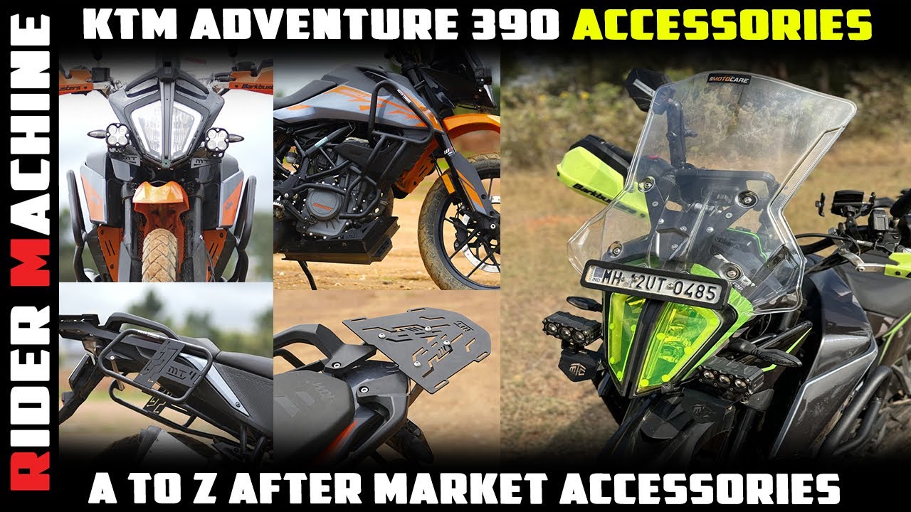 KTM Adventure 390 Accessories || KTM Adventure 390 After Market ...