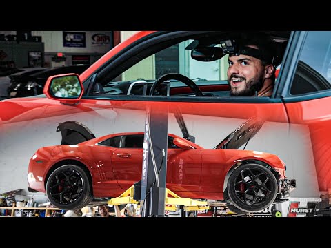 Driving my Camaro for the First Time with New Supercharger!