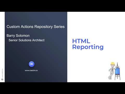 HTML Report Generator - YouTube