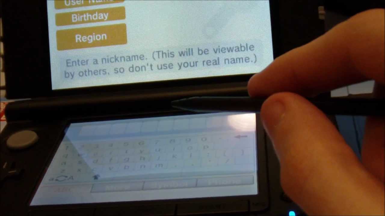 Nintendo 3DS XL Initial Setup (1080p HD) - YouTube
