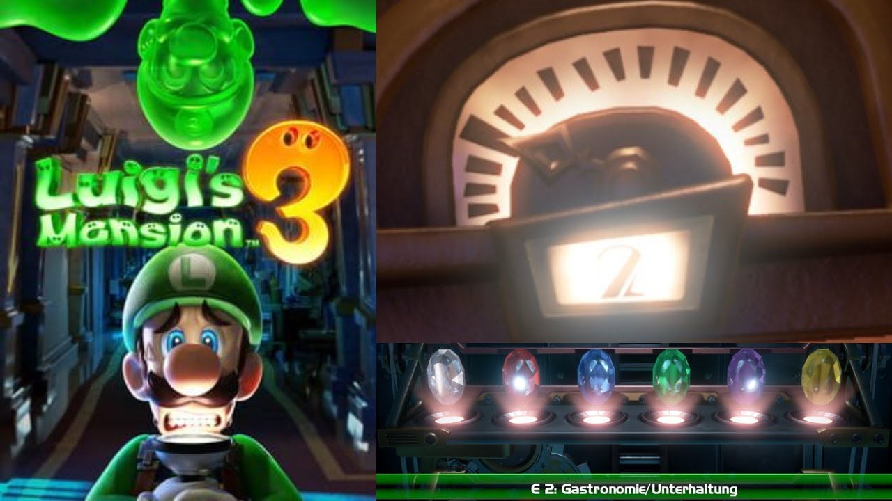 Alle Juwelen in E 2 Luigi's Mansion 3 German - YouTube