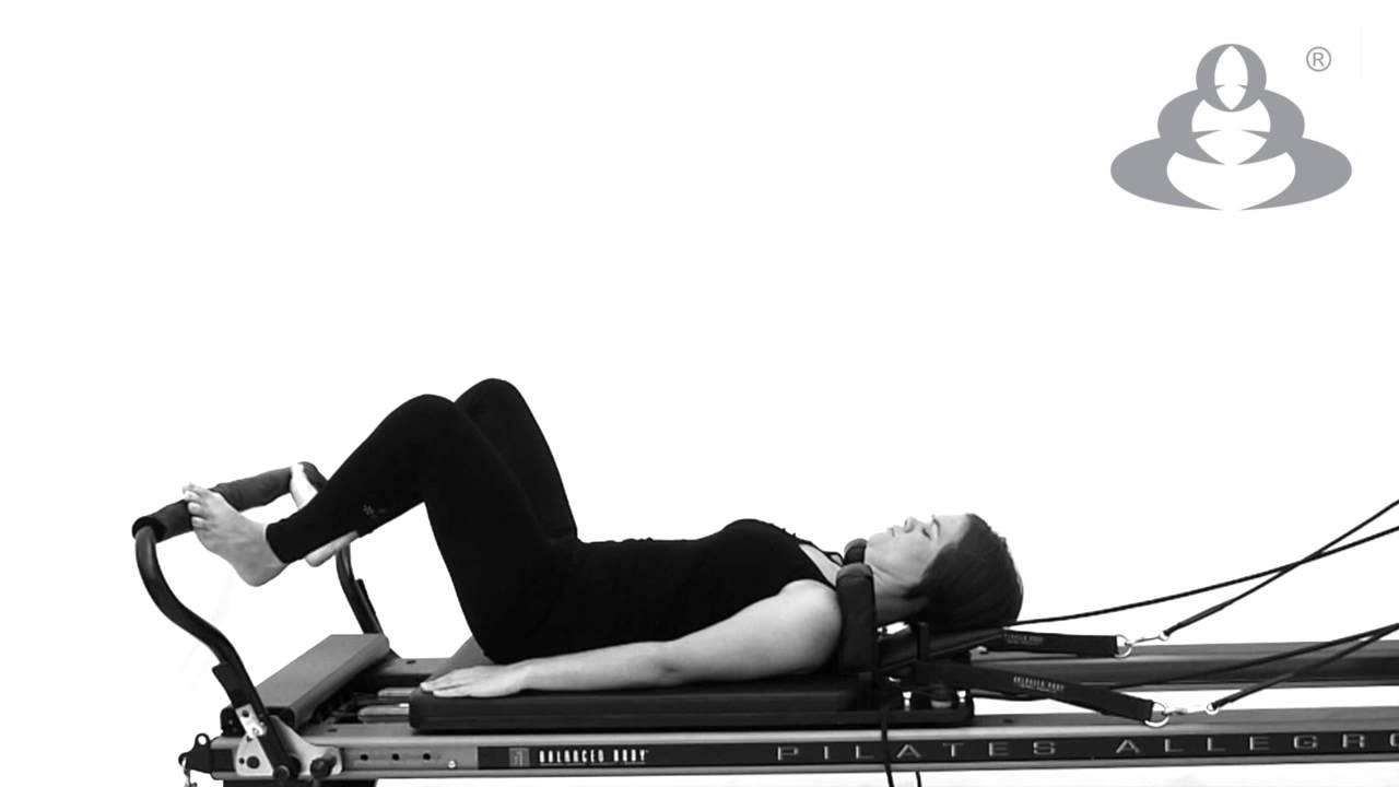 Pilates Reformer Beginner - Footwork - YouTube