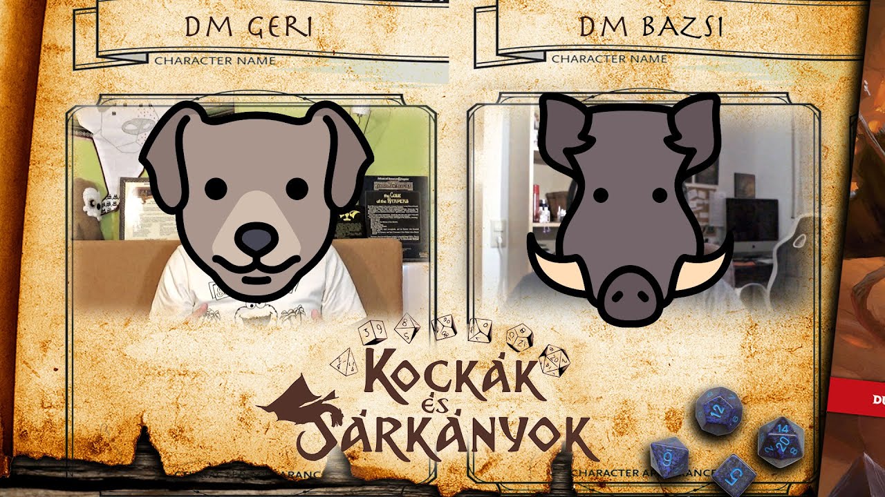K01 - Hogyan játsszunk online 1. - Bazsival (Discord, Avrae, Fantasy ...