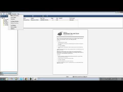 windows fax and scan - YouTube