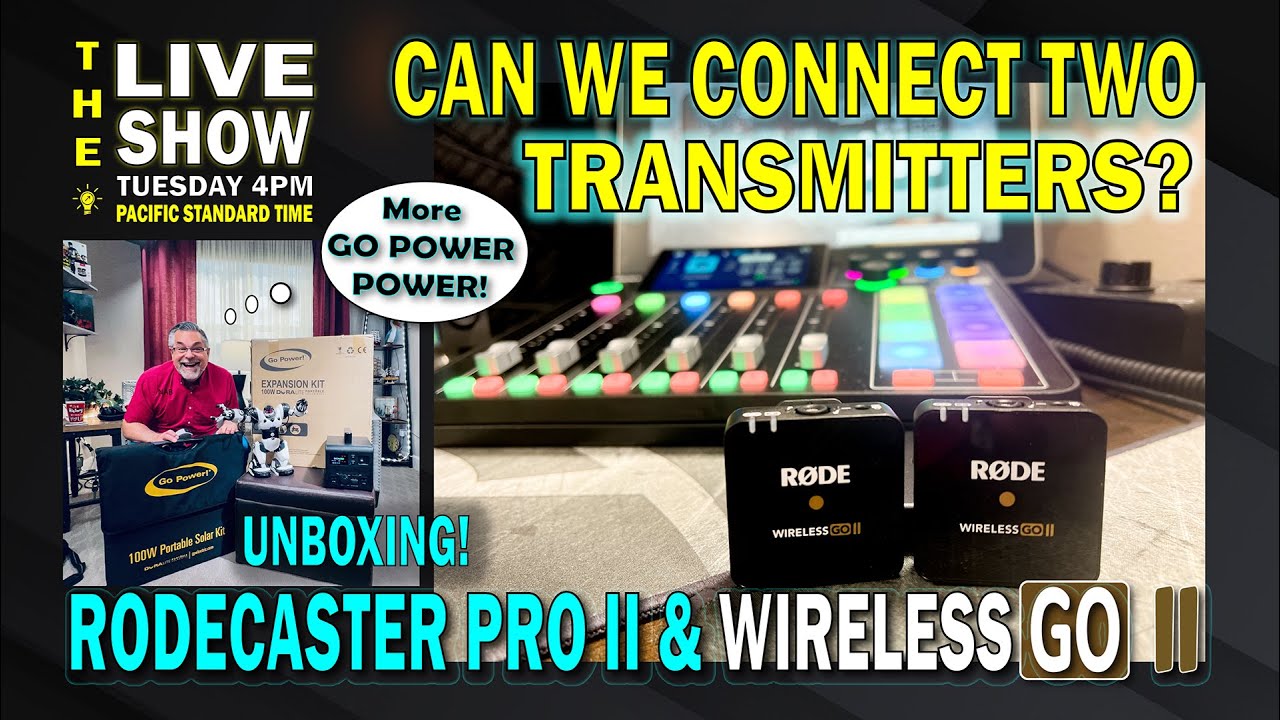 RodeCaster Pro II and Two Wireless Go II Transmitter Connected? IS IT ...