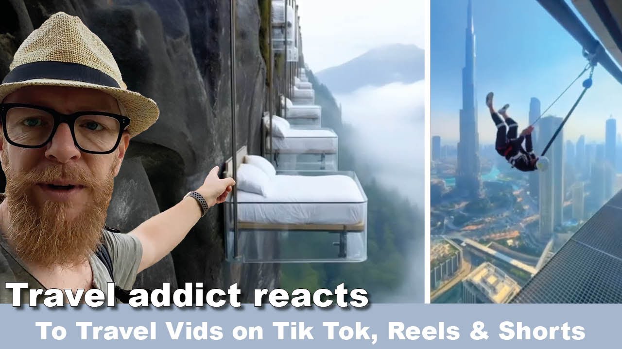 Travel addict reacts to Tik Tok, Reels & Travel shorts - YouTube
