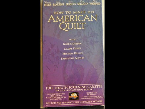 Opening to How to Make an American Quilt Demo VHS (1996)