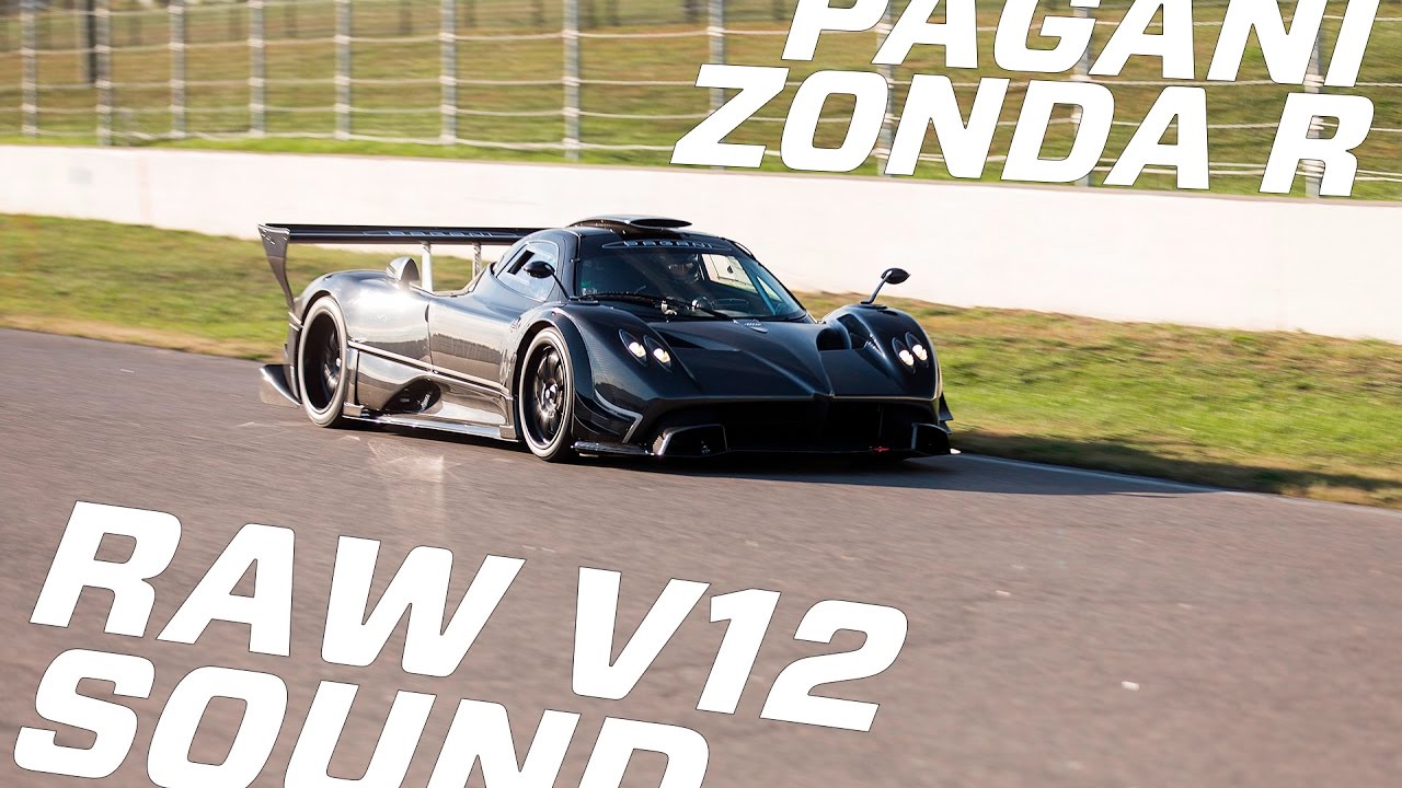 Pagani Zonda R on track RAW SOUND - YouTube