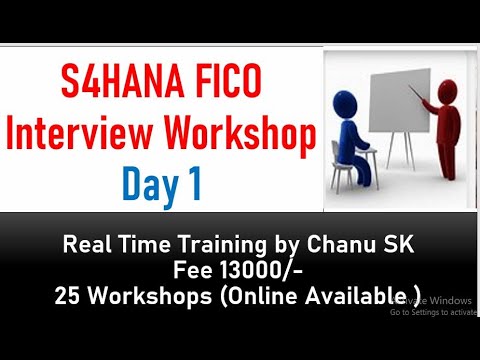 Day 1- SAP S4HANA FICO Workshop- S4HANA Interview Questions-FICO ...