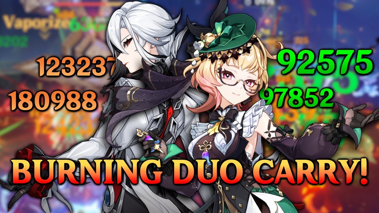 C2R1 Arlecchino x C0R1 Emilie FUN DUO CARRY! | 4.8 ABYSS 12 - NEW ...
