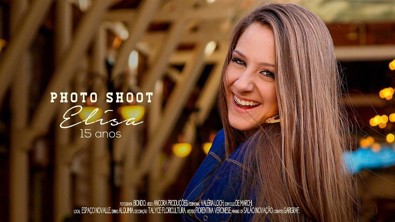 Photo Shoot - Elisa 15 anos - YouTube