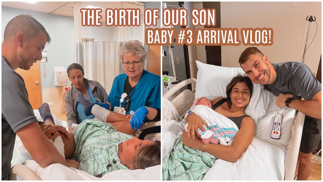 OUR BIRTH VLOG! | BABY NUMBER 3 | Fast and easy labor! - YouTube
