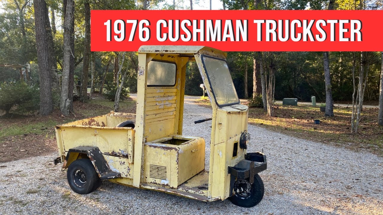 Trading Mini-Trail Parts for an Abandoned 1976 Cushman Truckster! Restoration Adventure Begins ...