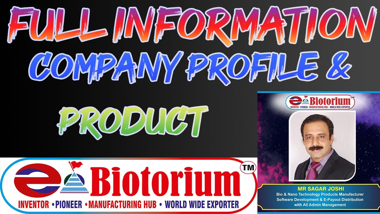 e-Biotorium Full Information Company Profile & Product - YouTube